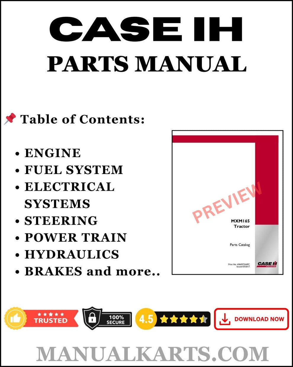 Case IH 6788 Tractor Pdf Parts Manual – Manualkarts