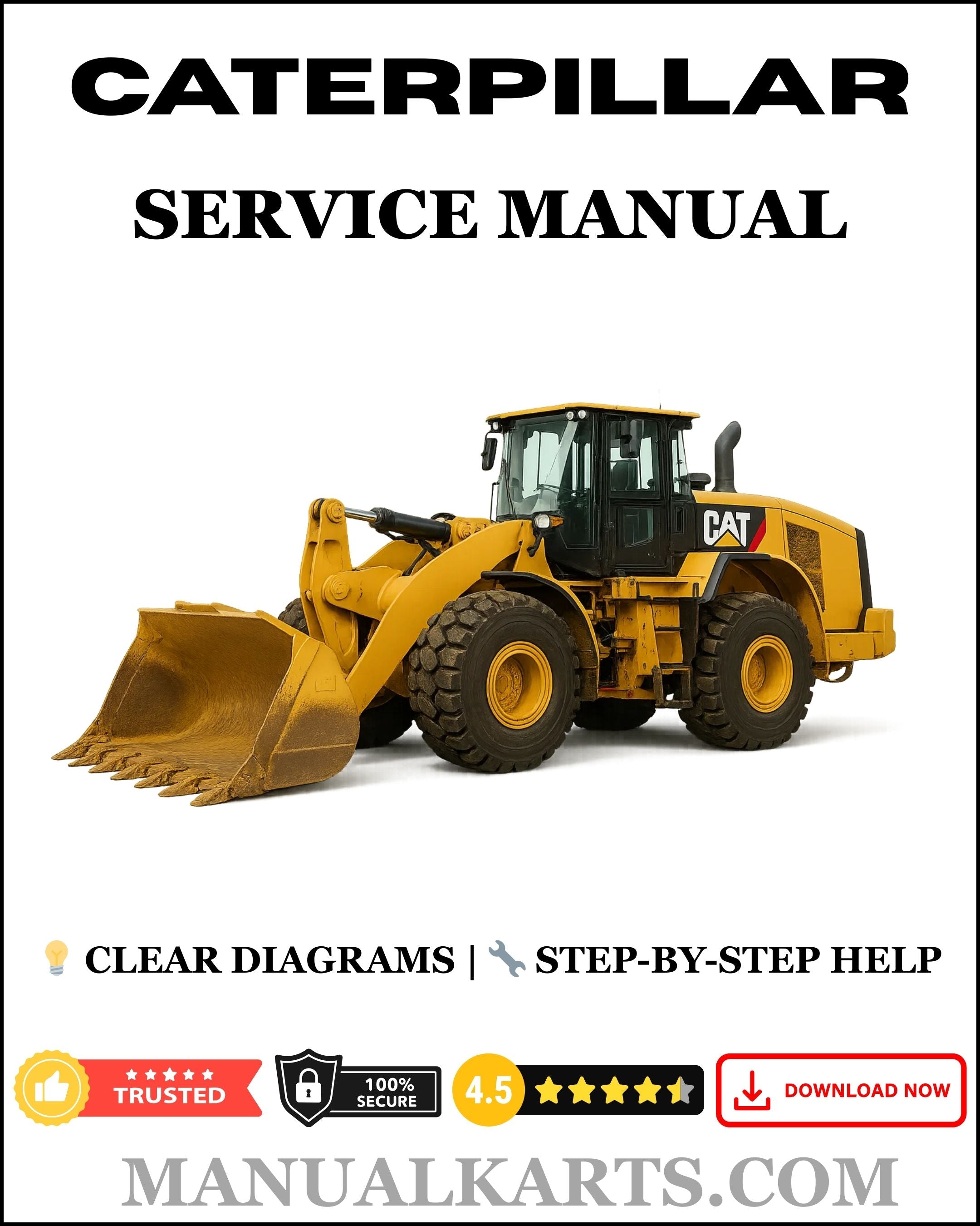 Caterpillar 972H Wheel Loader Pdf Service Repair Manual NPE – Manualkarts