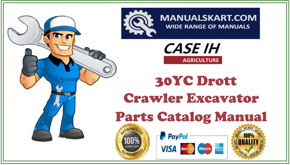 Case 30YC Drott Crawler Excavator Pdf Parts Manual – Manualkarts