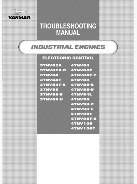 Yanmar TNV Series Engine Electronic Control Troubleshooting Manual ...